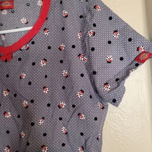 Dickies | Tops | Dickies Scrub Top Ladybug Print Nurse Doctor Medical ...